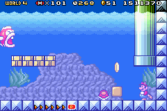 Mario Underwater Scenes